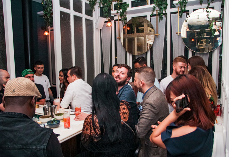 Special guests at BB Social Dining industry night - Hotelier Middle East