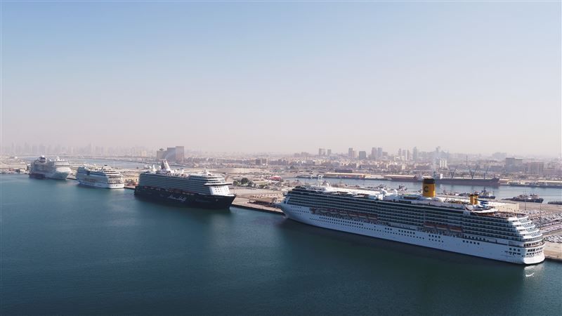 Four cruise ships arrive on same day at Dubai's Rashid Port - Hotelier ...