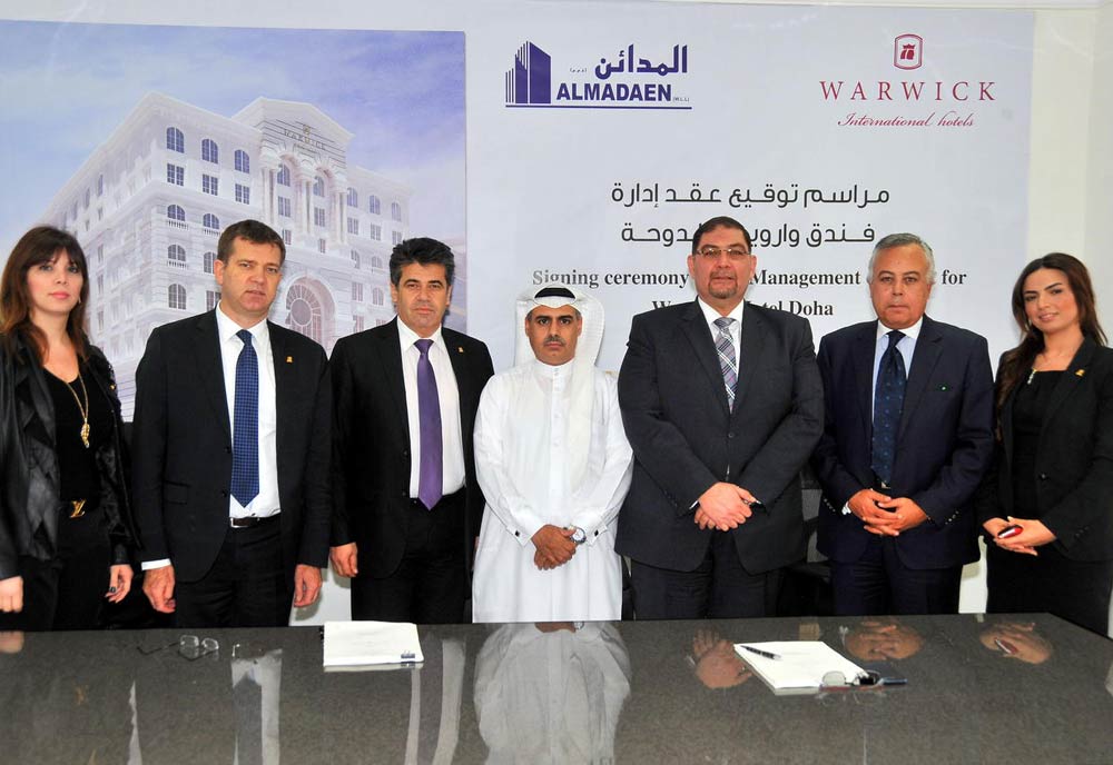 Warwick partner with Al Madaen for Qatar hotel - Hotelier Middle East