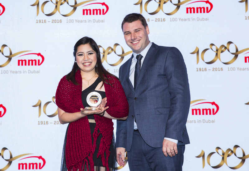 Bahri Bar’s Maria Sinay mixes it up at the Caterer Awards - Hotelier Middle East