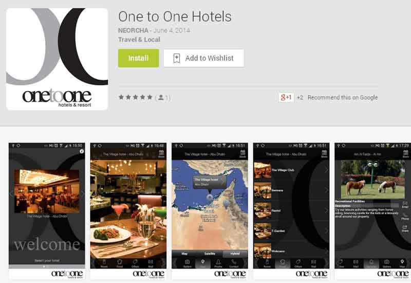 One to One Hotels launches mobile app - Hotelier Middle East