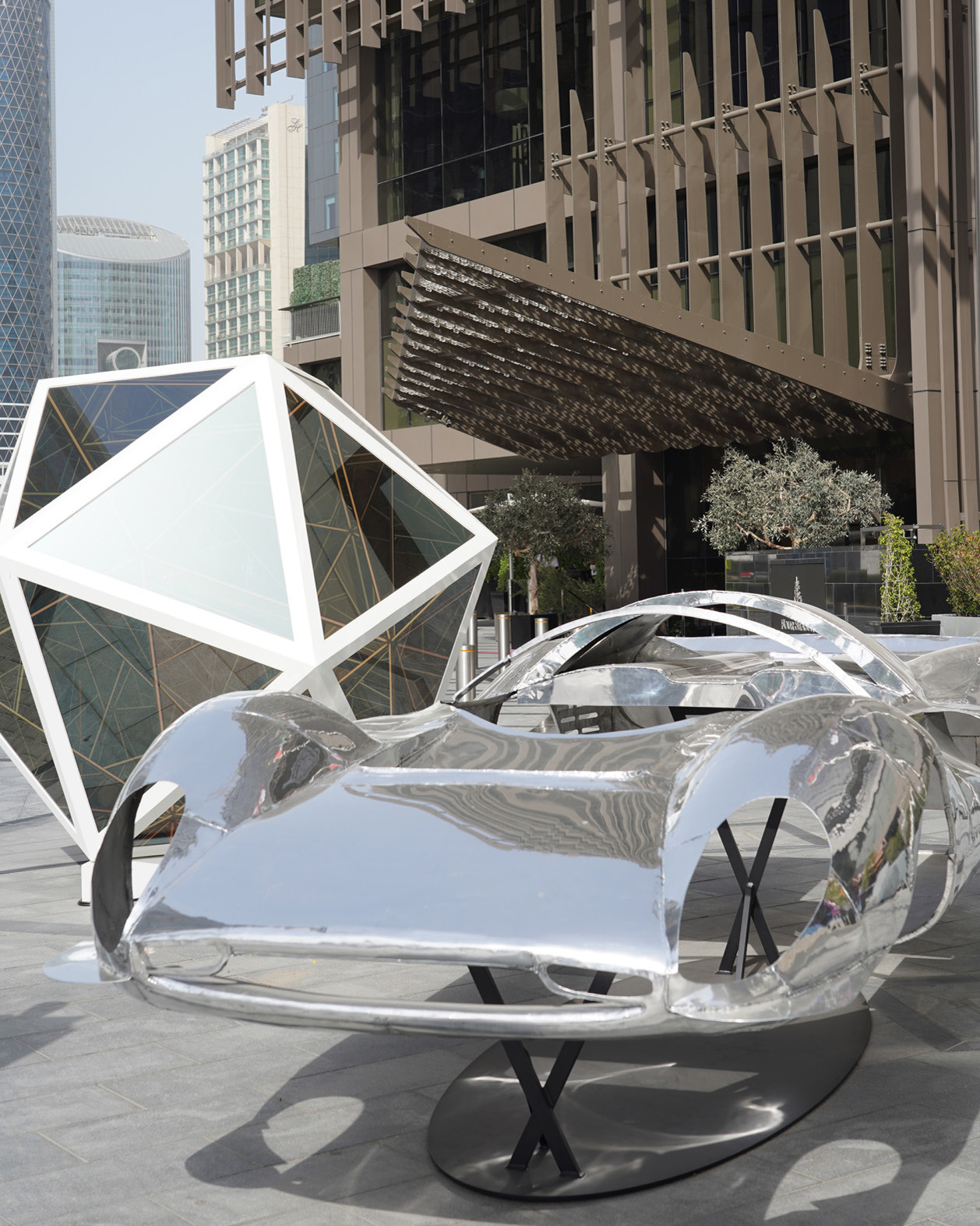 There’s now a striking Ferrari sculpture outside Four Seasons Hotel ...