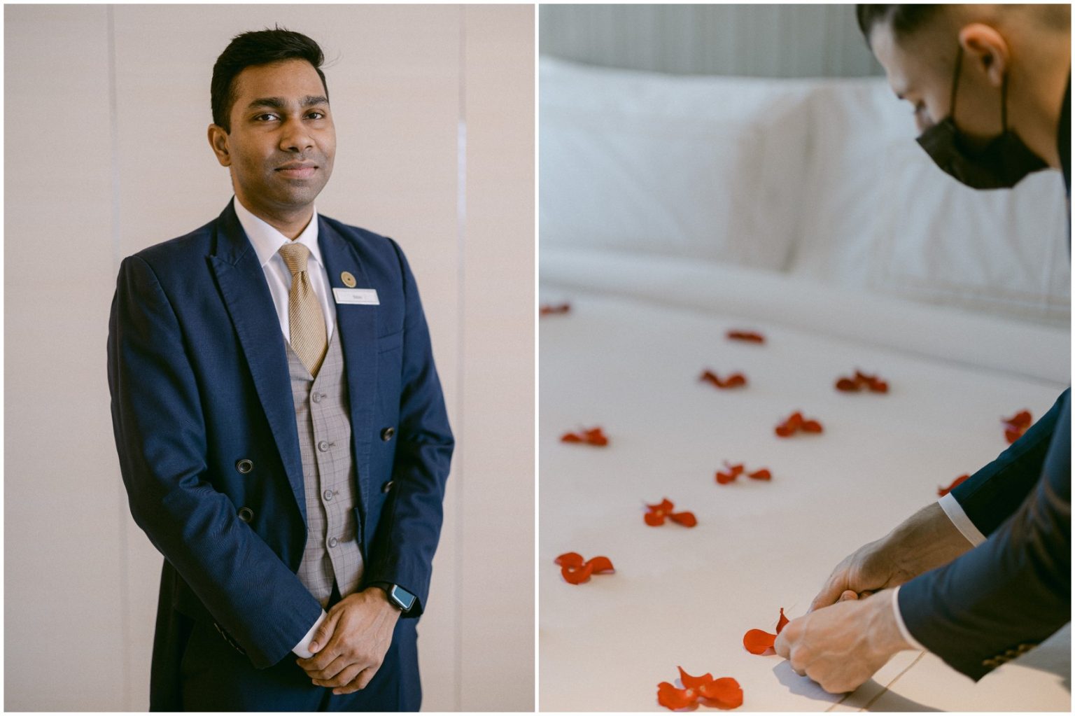 Habtoor Palace Dubai's assistant butler manager on preparing suites for ...