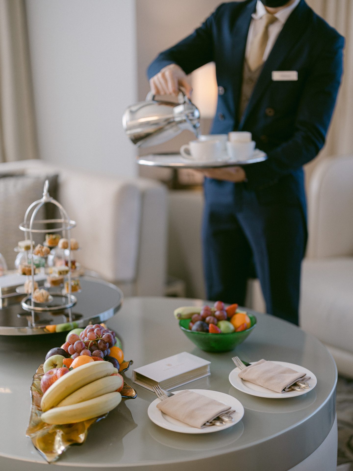 Habtoor Palace Dubai's assistant butler manager on preparing suites for ...