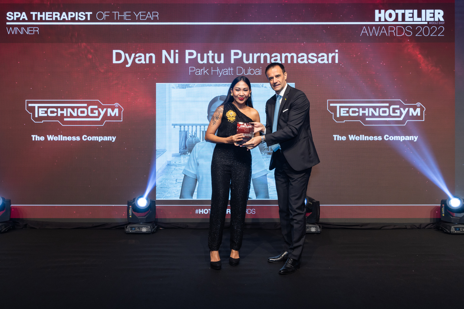 All the Hotelier Middle East Awards 2022 winners on stage - Hotelier Middle East