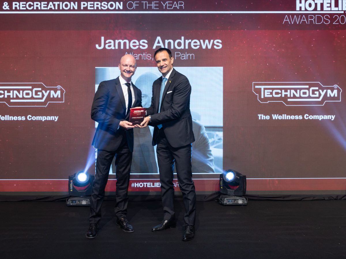 All the Hotelier Middle East Awards 2022 winners on stage - Hotelier Middle East