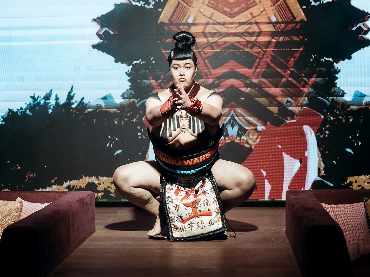 A day in the life of a sumo wrestler working at The St. Regis Downtown ...