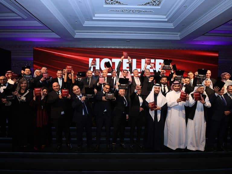 All the winners from the Hotelier Saudi Awards on stage - Hotelier ...