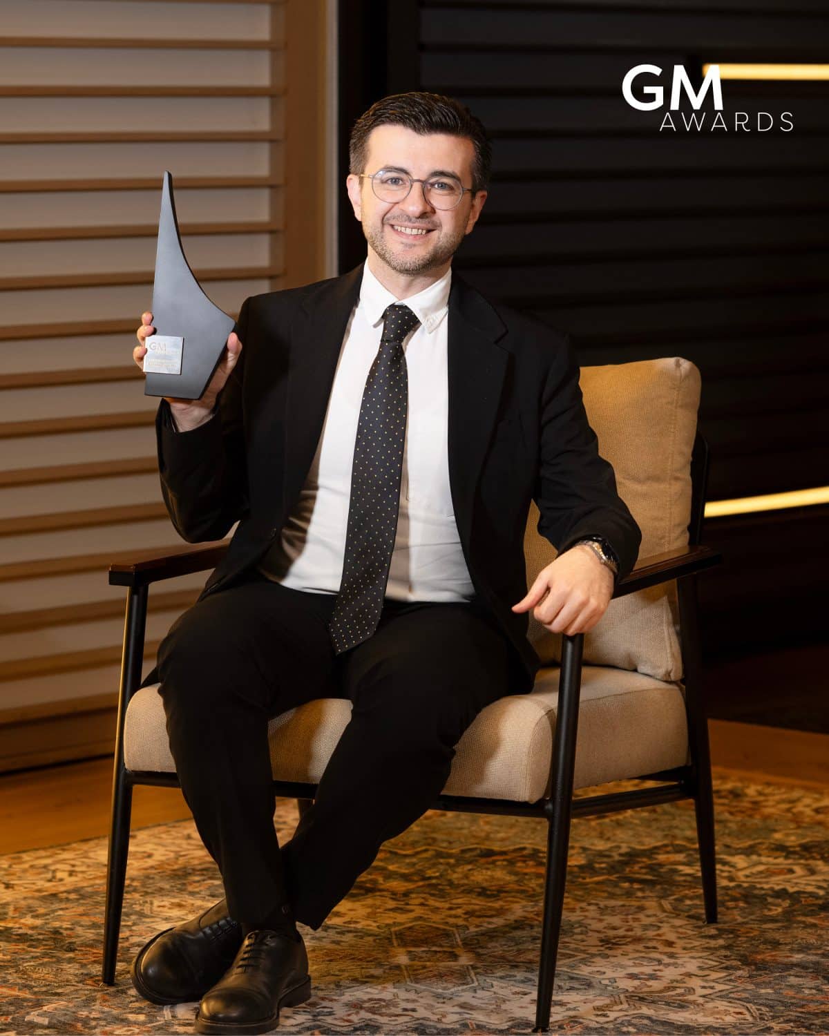 Winners from the GM Awards 2024 celebrate with their trophies ...