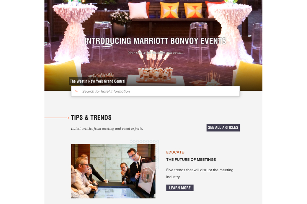 Marriott launches digital platform for Marriott Bonvoy Events ...