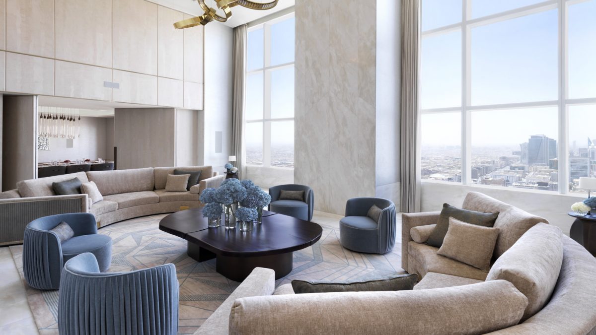 Four Seasons Hotel Riyadh's new Kingdom Suite, “perfect for royalty ...