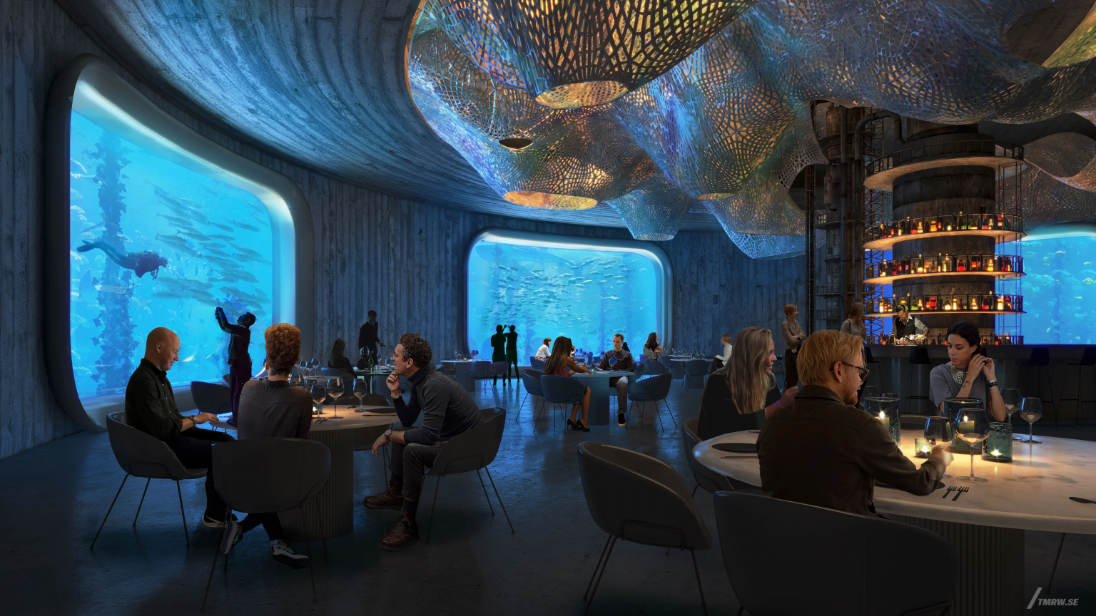 Inside Saudi Arabia's The Rig: Underwater restaurant, ferris wheel ...