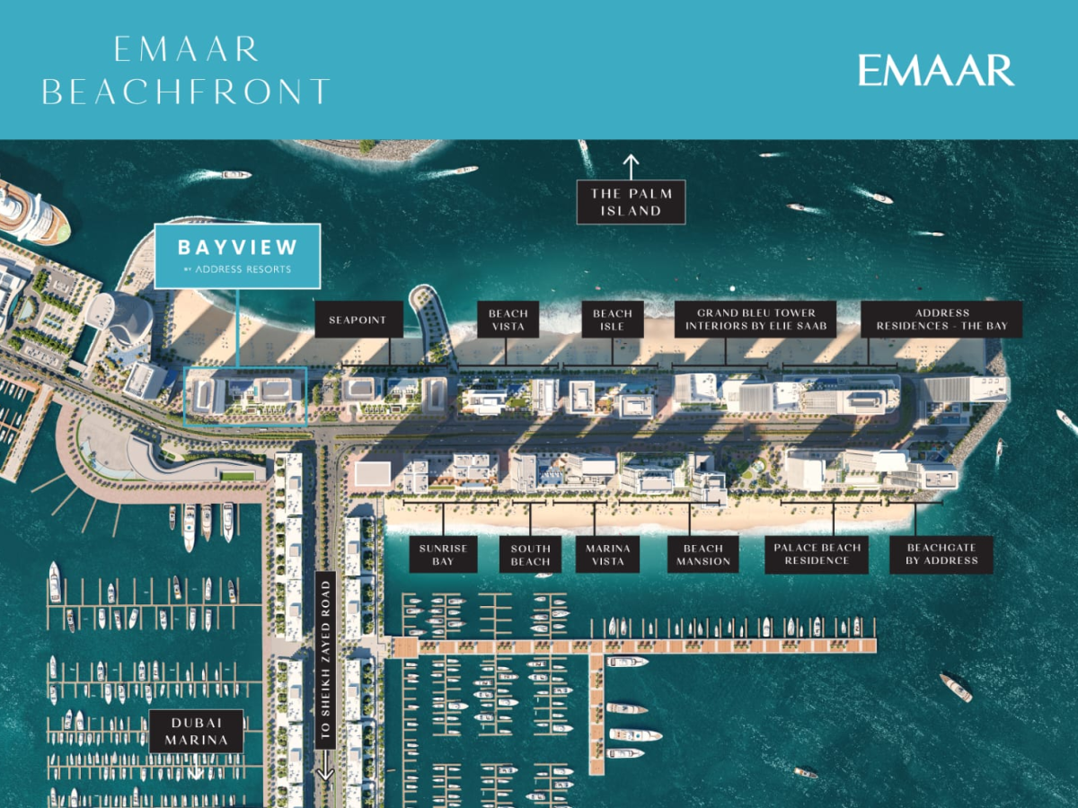 Emaar Beachfront revealed: A branded residences mega-development in ...